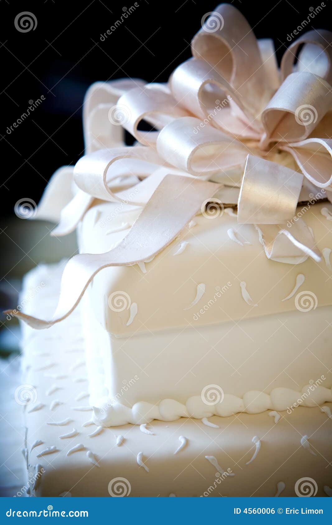 Fancy Wedding Cake with Cool Details Stock Photo - Image of reception ...