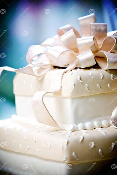 Fancy Wedding Cake with Cool Details Stock Photo - Image of white ...