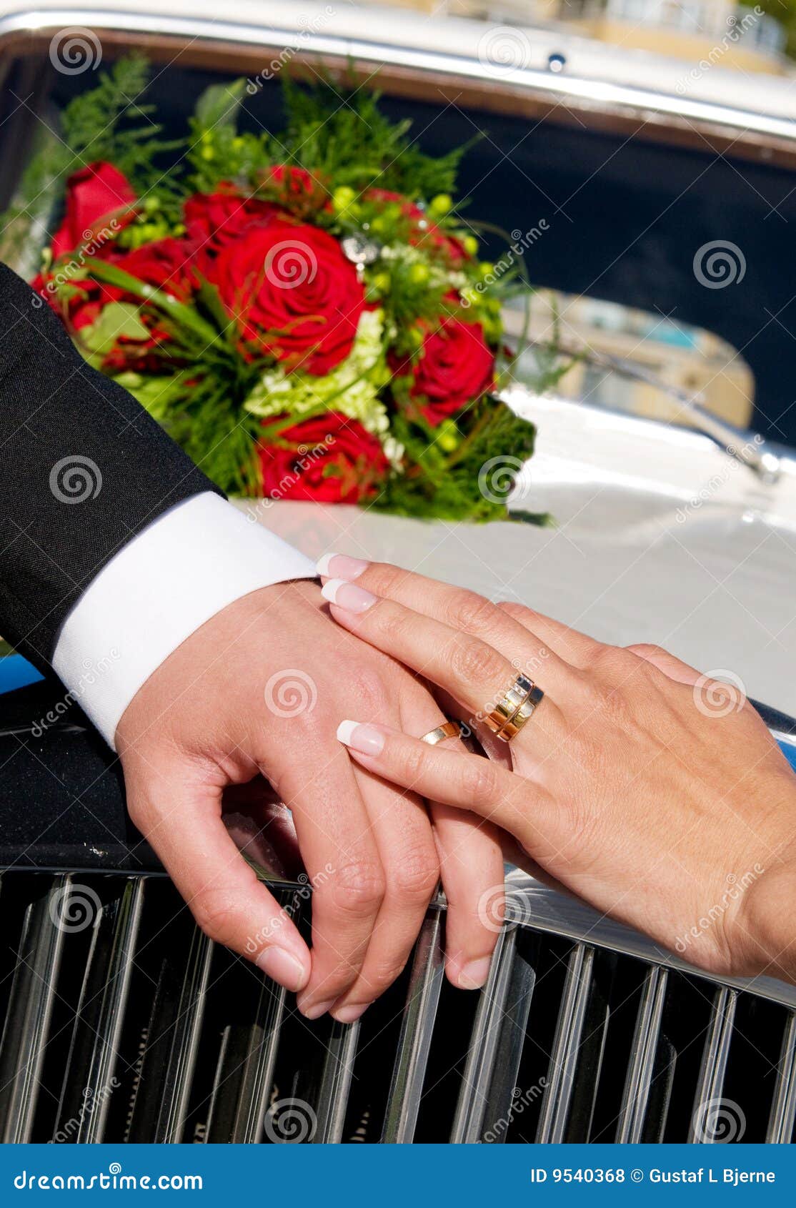 Fancy wedding hands stock photo. Image of diamond, floral - 9540368