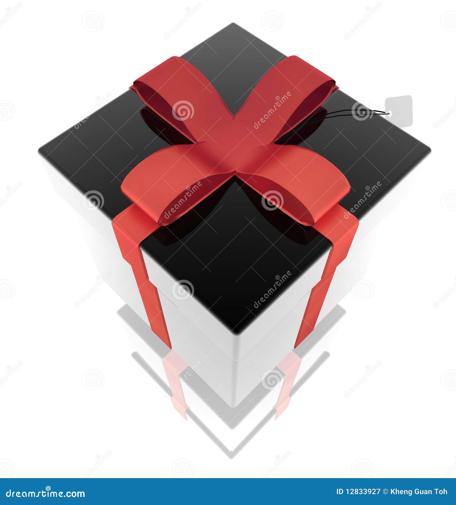 Fancy Wrapped Ribbon Present Stock Illustration - Illustration of ...