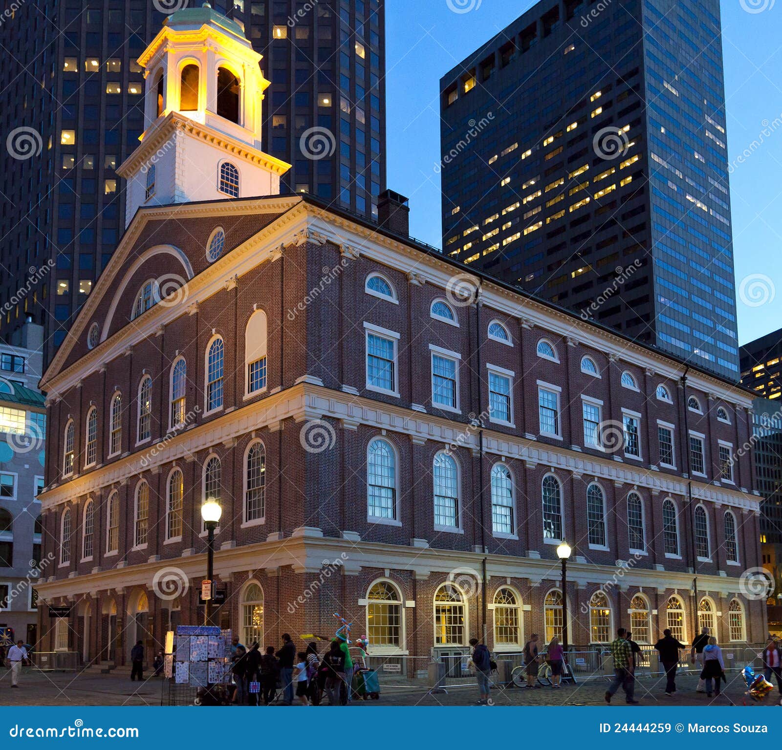 Faneuil Hall editorial stock image. Image of market, skyline - 24444259