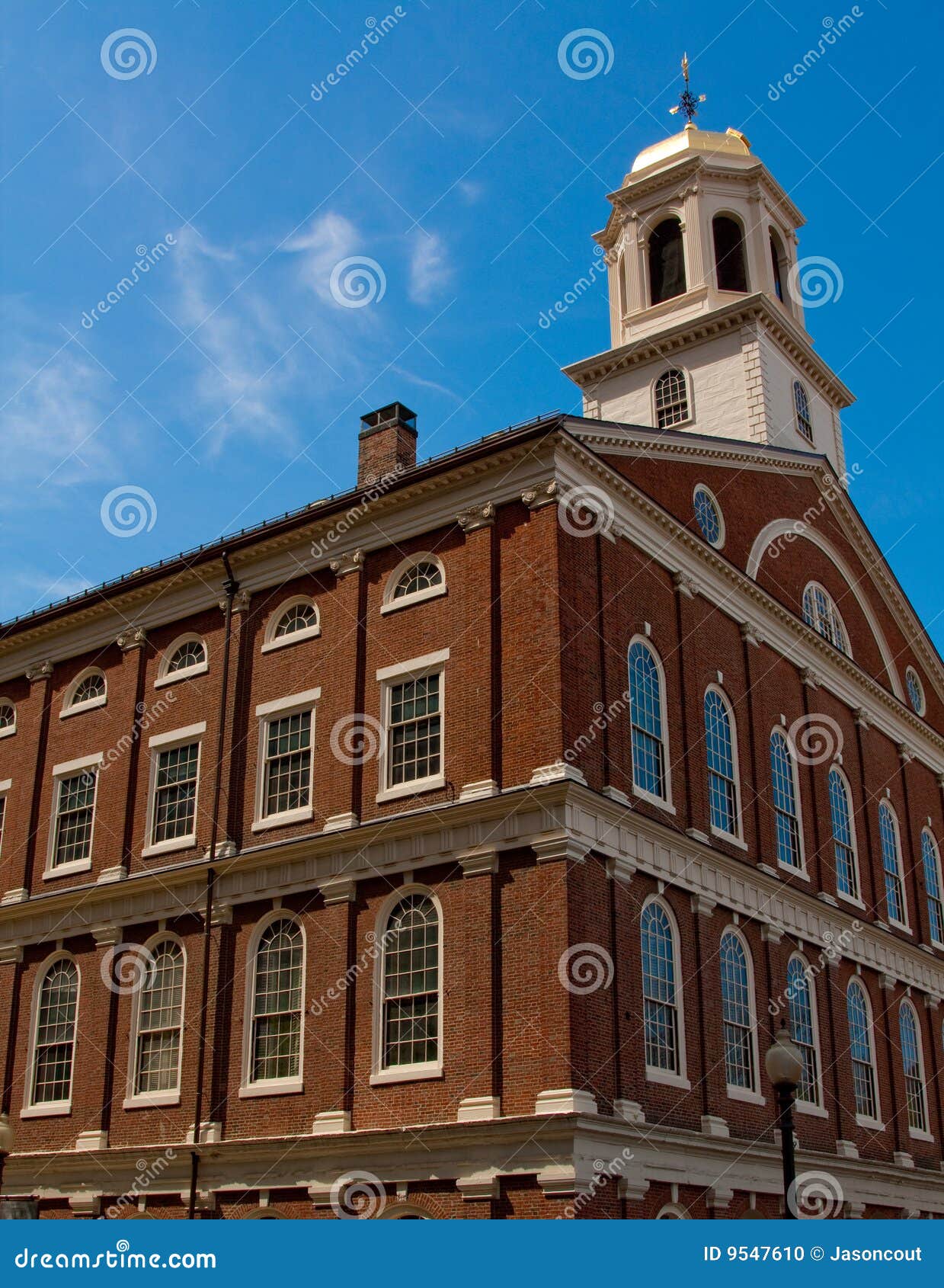 Faneuil Hall stock photo. Image of boston, dome, marketplace - 9547610