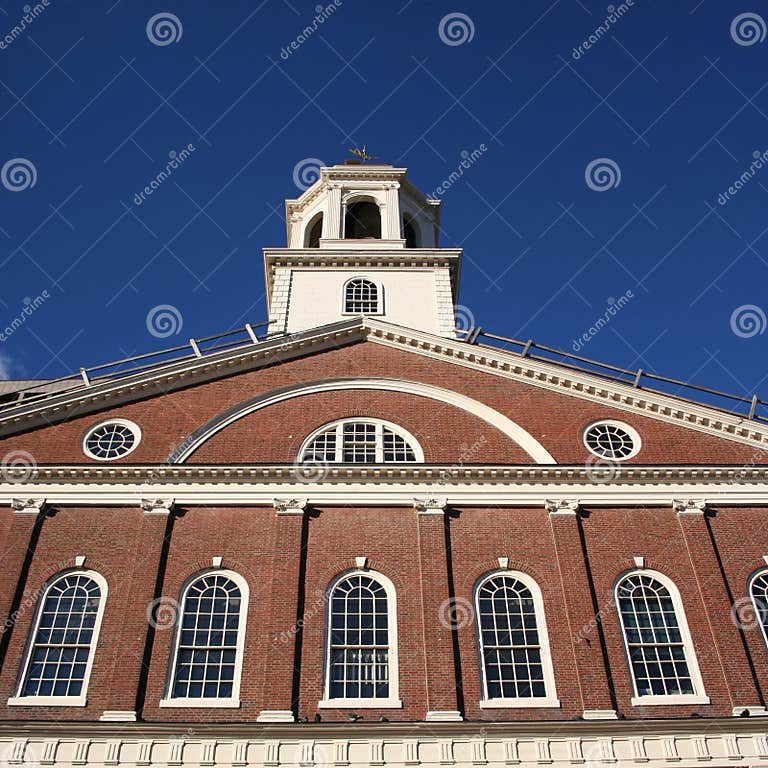 Faneuil Hall Boston stock photo. Image of faneuil, massachusetts - 3891264