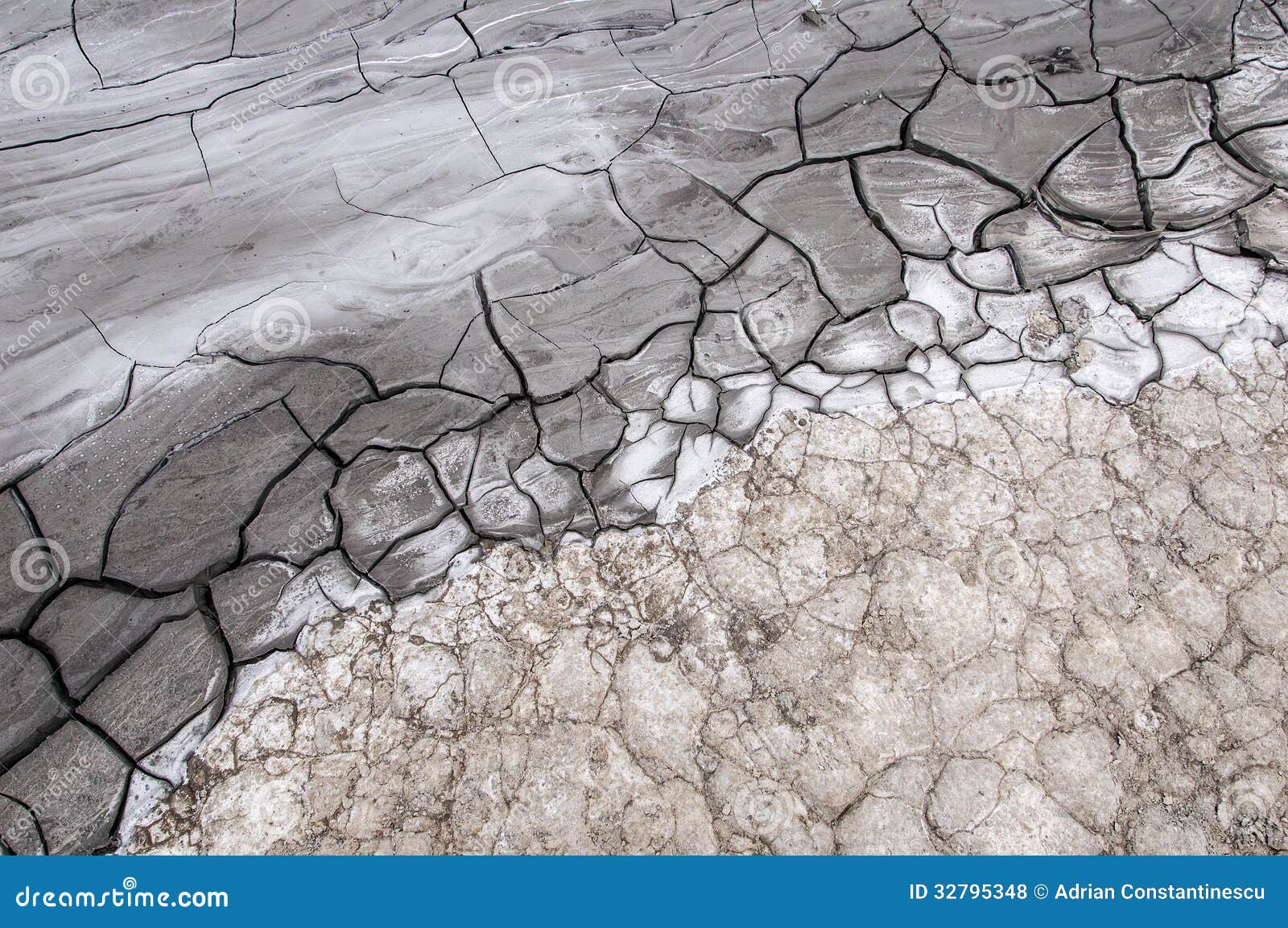 Fango asciutto ed erosione fotografia stock. Immagine di effetto - 32795348