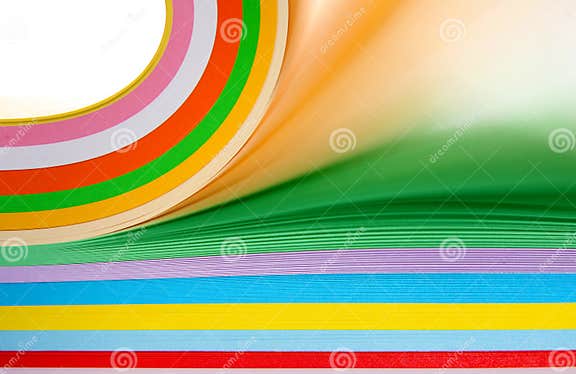 Fanning paper stock image. Image of colours, sheets, paper - 19944669