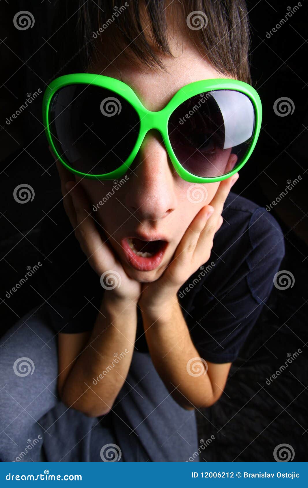 Fanny face stock photo. Image of face, sunglasses, look - 12006212