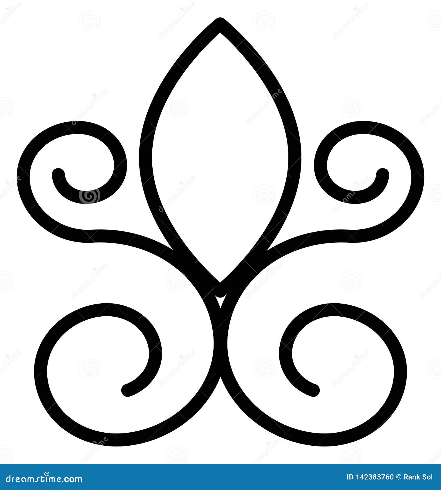 Fanoos Flower Vector Icon Which Can Easily Modified or Edit Stock ...