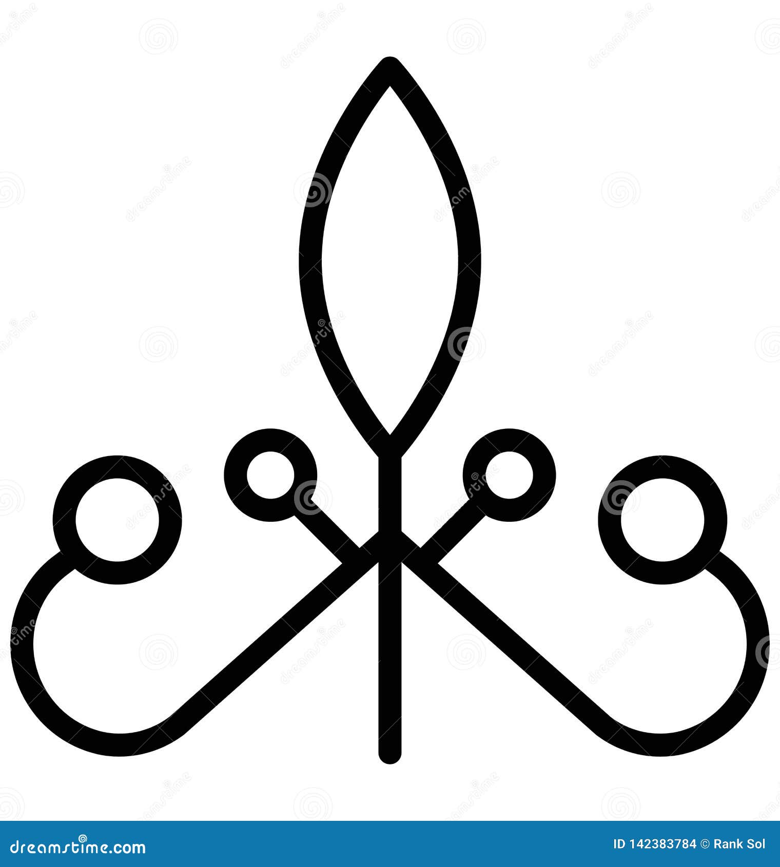 Fanoos Flower Vector Icon Which Can Easily Modified or Edit Stock ...