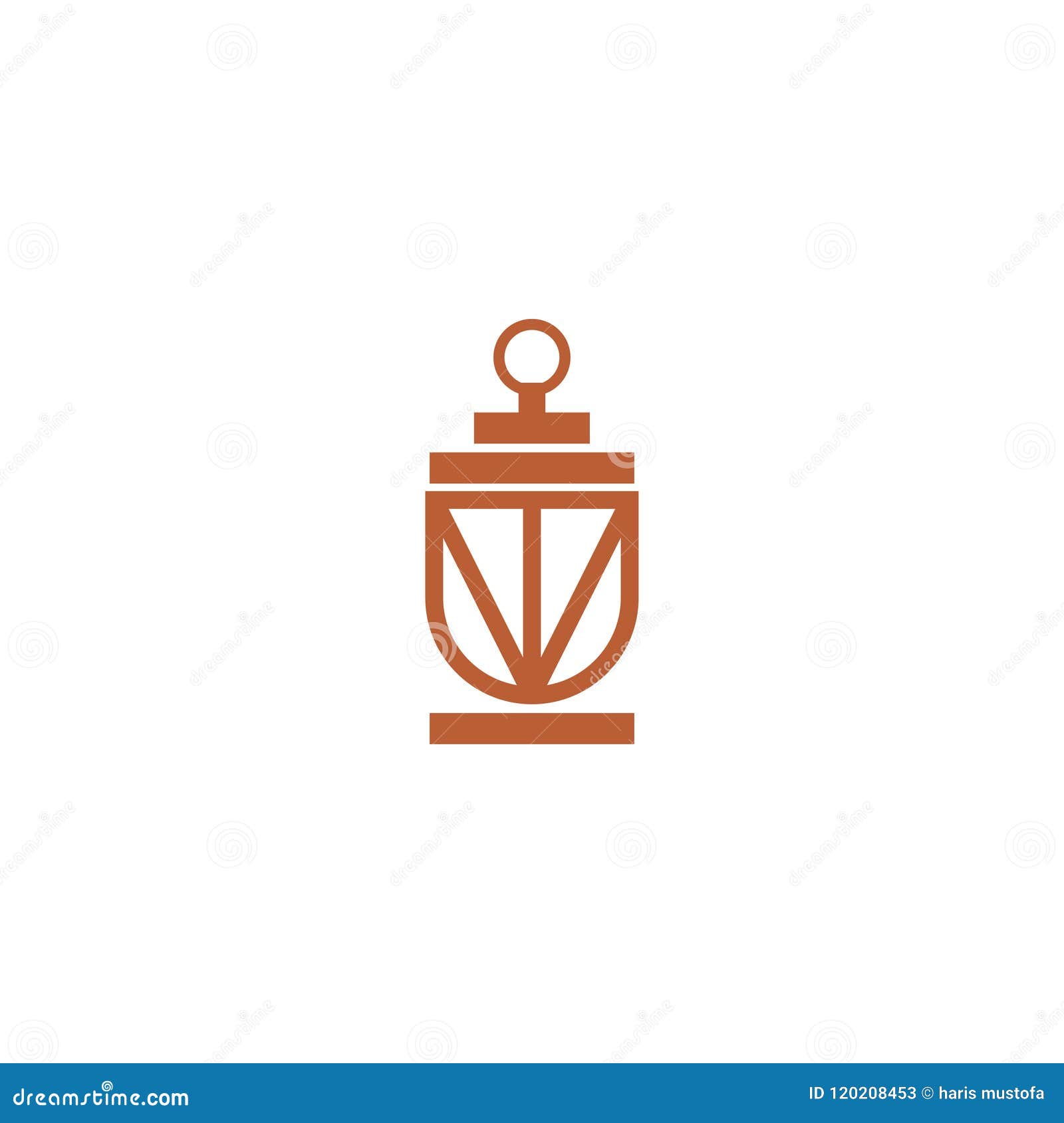 Fanoos Lantern Graphic Design Vector Stock Vector - Illustration of ...