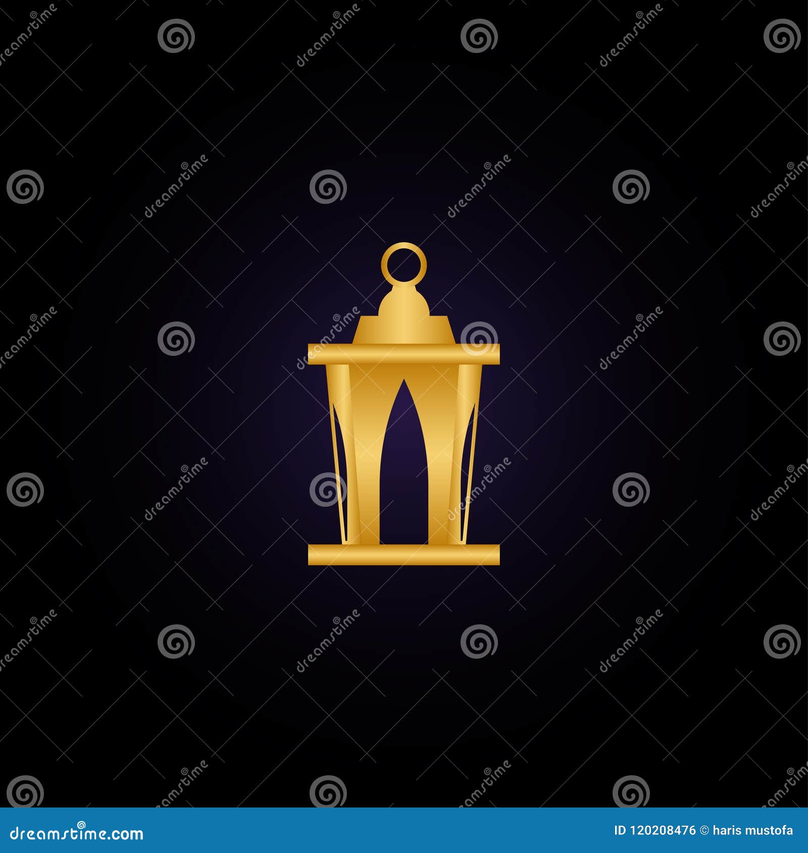 Fanoos Lantern Graphic Design Vector Stock Vector - Illustration of ...