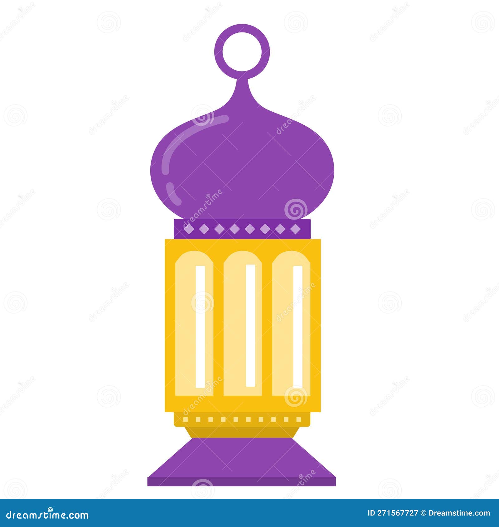 Fanous Flat Design Ramadan Icon Stock Image - Illustration of fanous ...