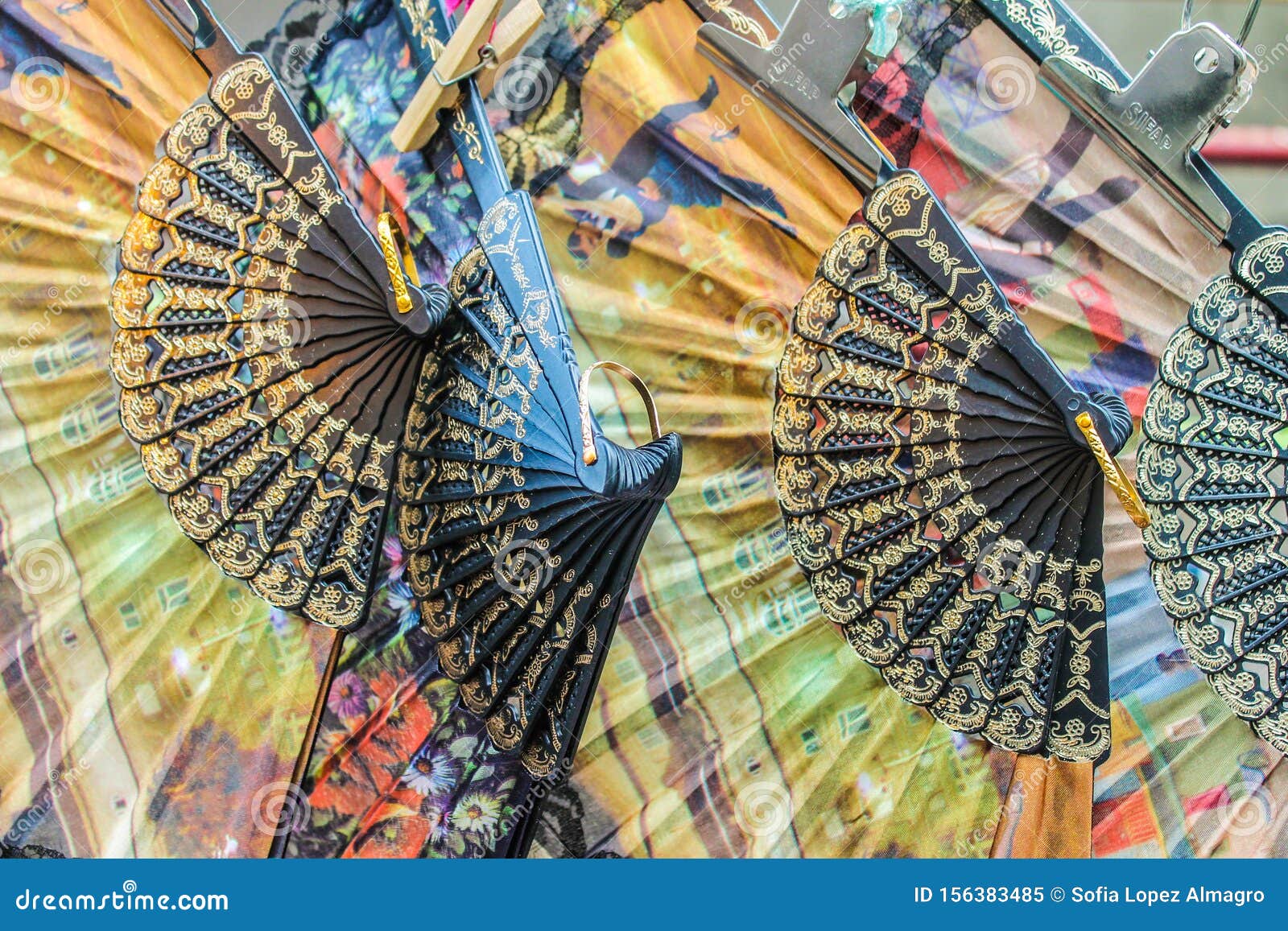 Fans Background Japan Abstract East Vintage Nature Stock Image - Image ...