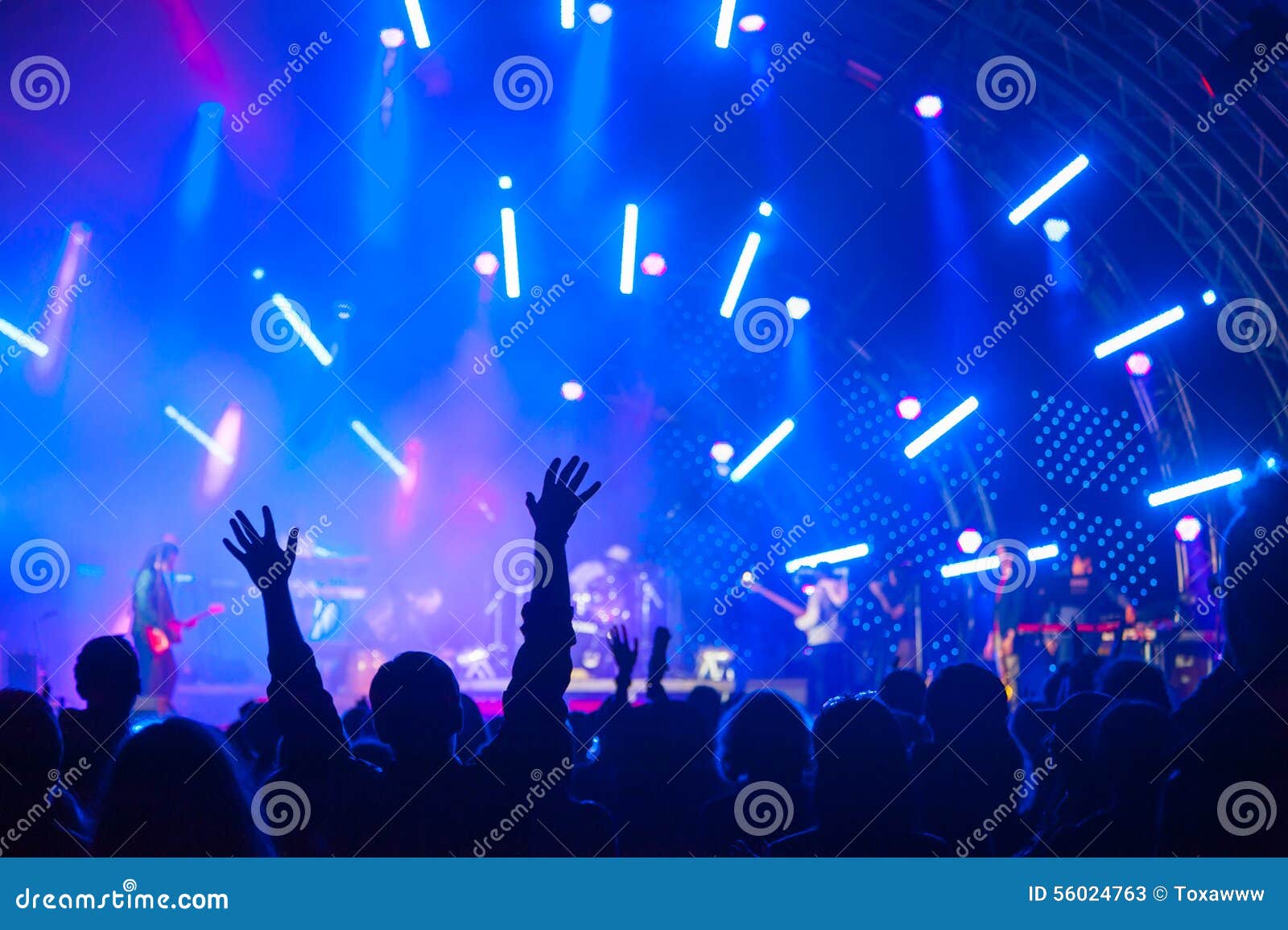 Fans cheering editorial stock photo. Image of stage, club - 56024763