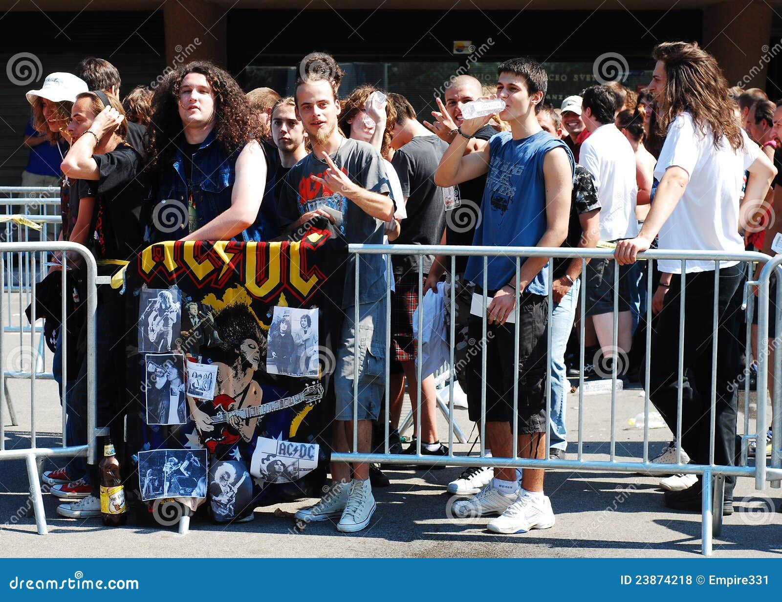 Fans before concert editorial stock photo. Image of fans - 23874218