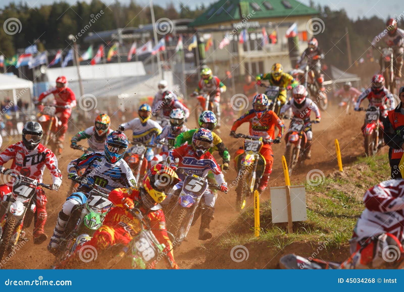 Fans in Motocross of Nations 2014 Editorial Stock Photo - Image of news ...