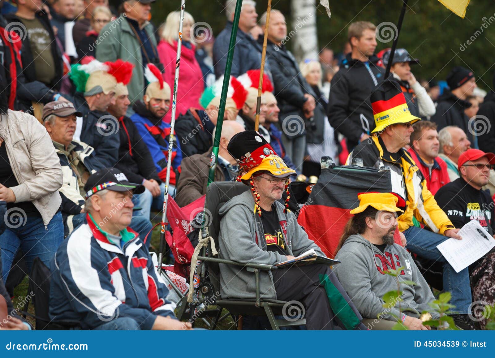 Fans in Motocross of Nations 2014 Editorial Stock Image - Image of fast ...