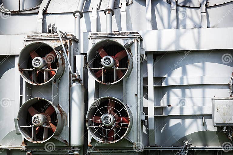 Fans outdoors stock image. Image of airscrew, modern - 84013747