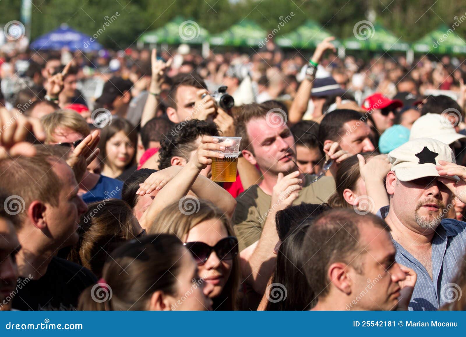 Fans at rock concert editorial photo. Image of songs - 25542181