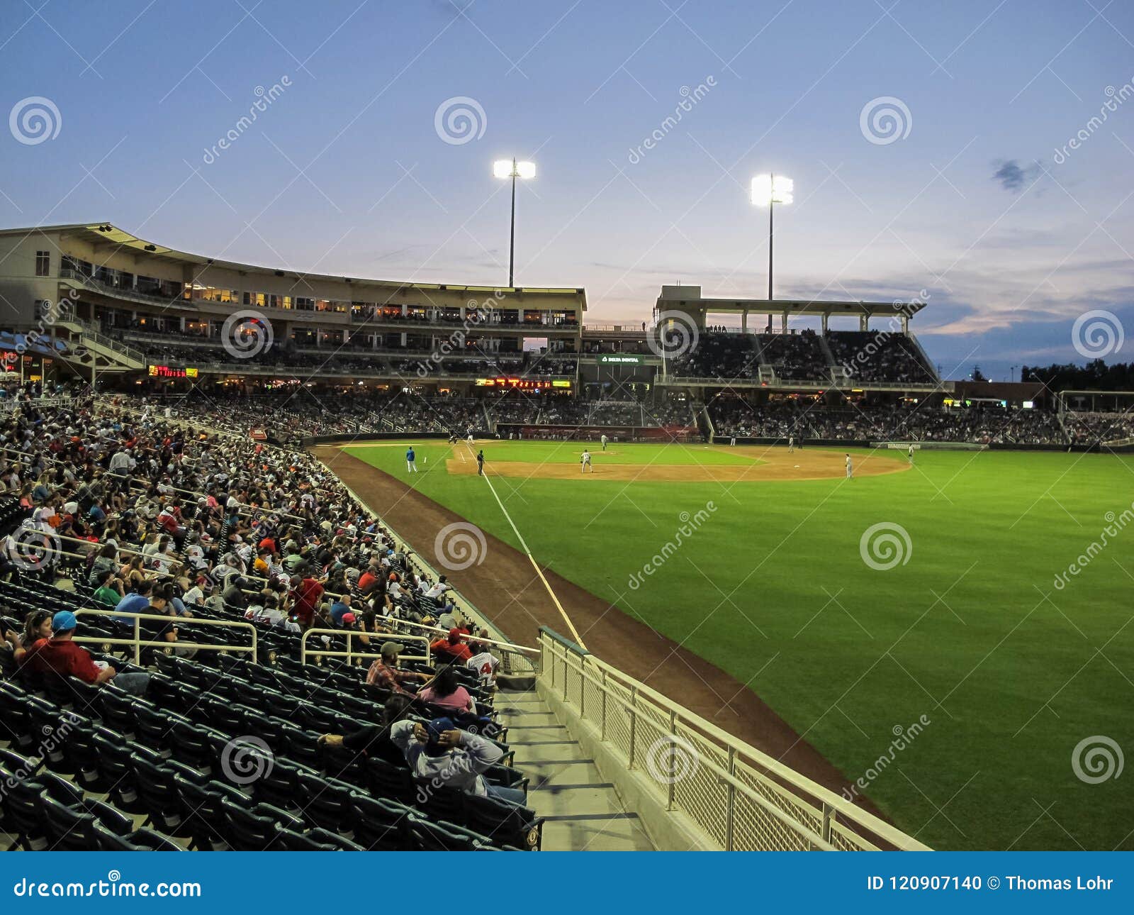 Seats and Fans at a Baseball Park Editorial Image - Image of observe ...