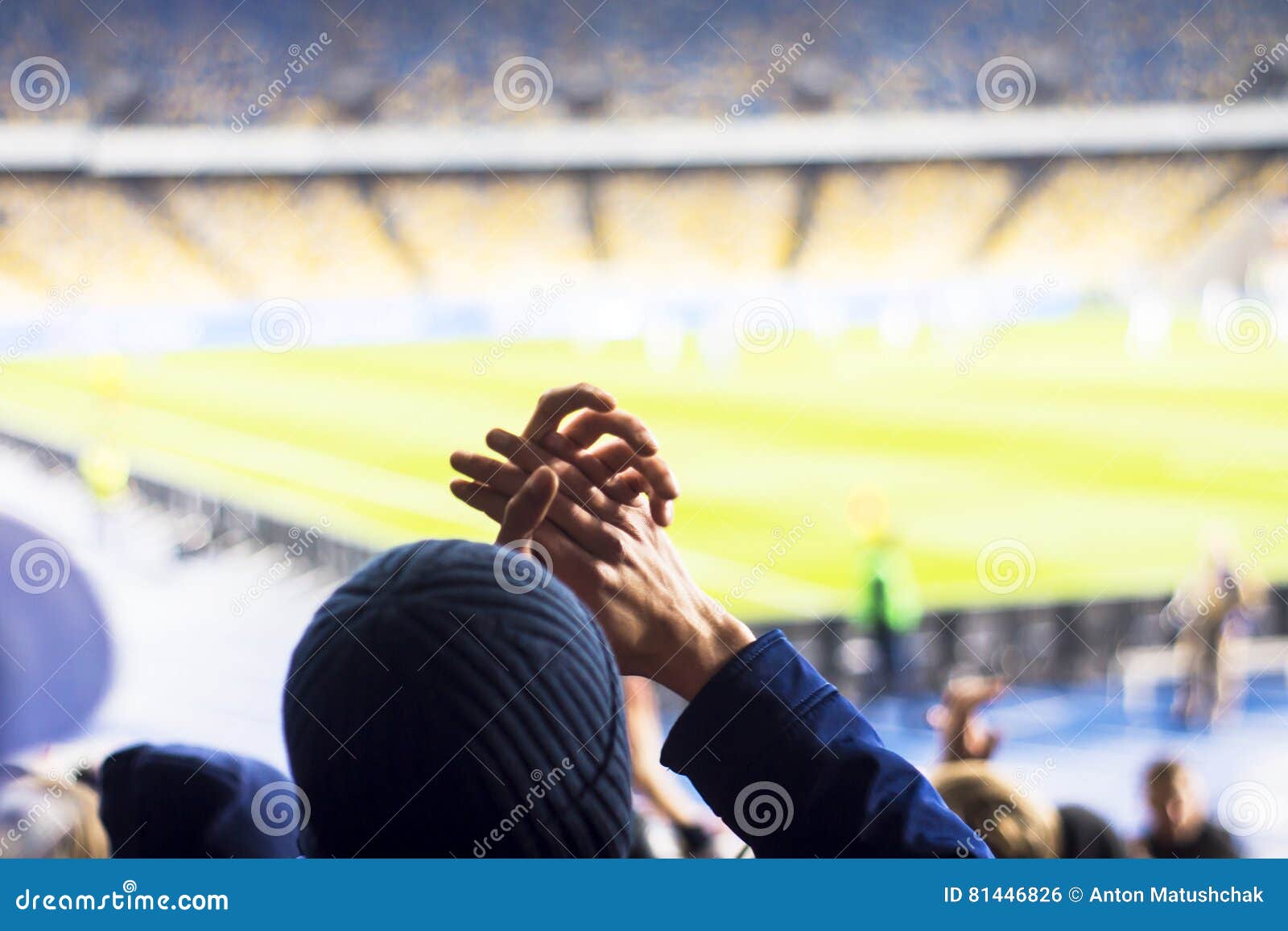 Fans at the Stadium Support Their Team Editorial Photo - Image of ...