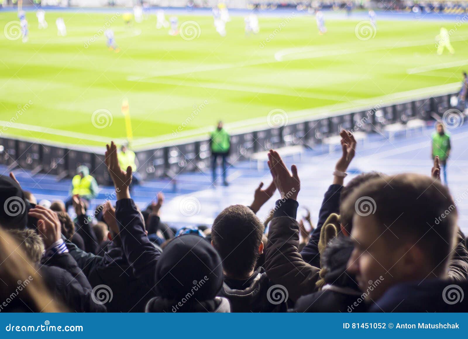 Fans at the Stadium Support Their Team Editorial Photography - Image of ...