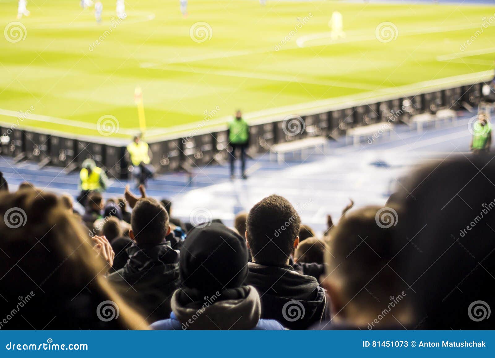 Fans at the Stadium Support Their Team Editorial Stock Photo - Image of ...