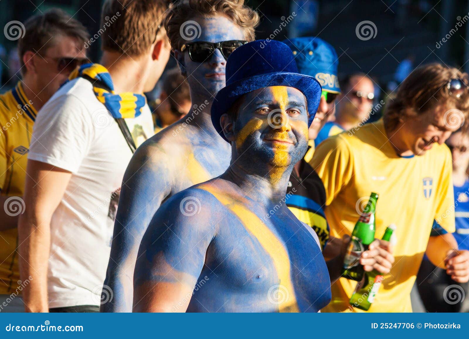 Fans of the Swedish National Team Editorial Photo - Image of person ...