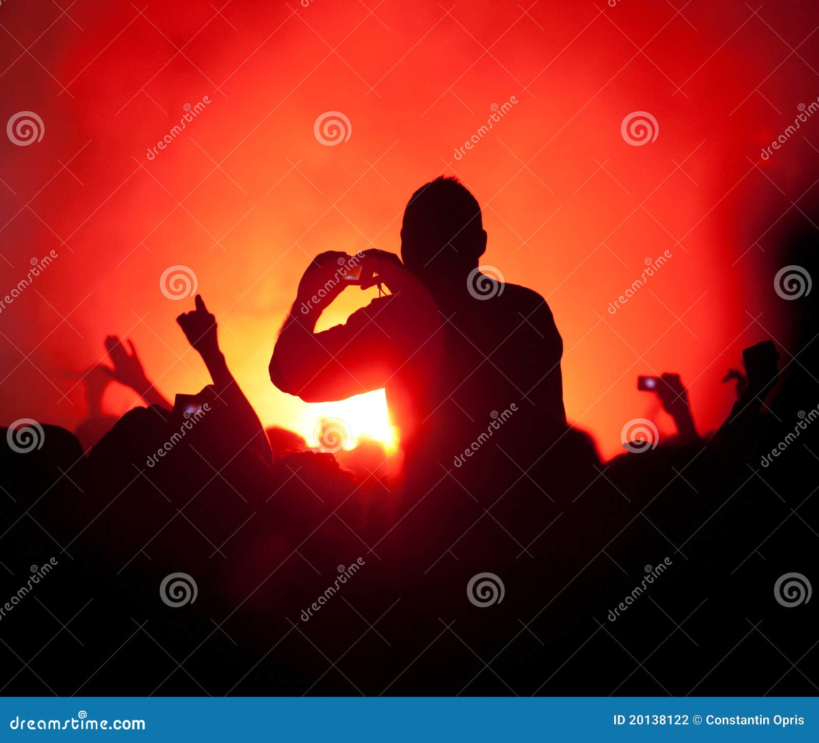 Fans Taking Pictures at Concert Stock Photo - Image of celebrating ...