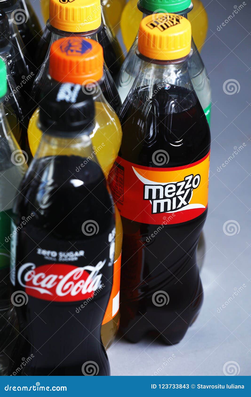 Fanta, Cola, Sprite and Mezzo Mix Packs of Drinks Editorial Stock Photo ...