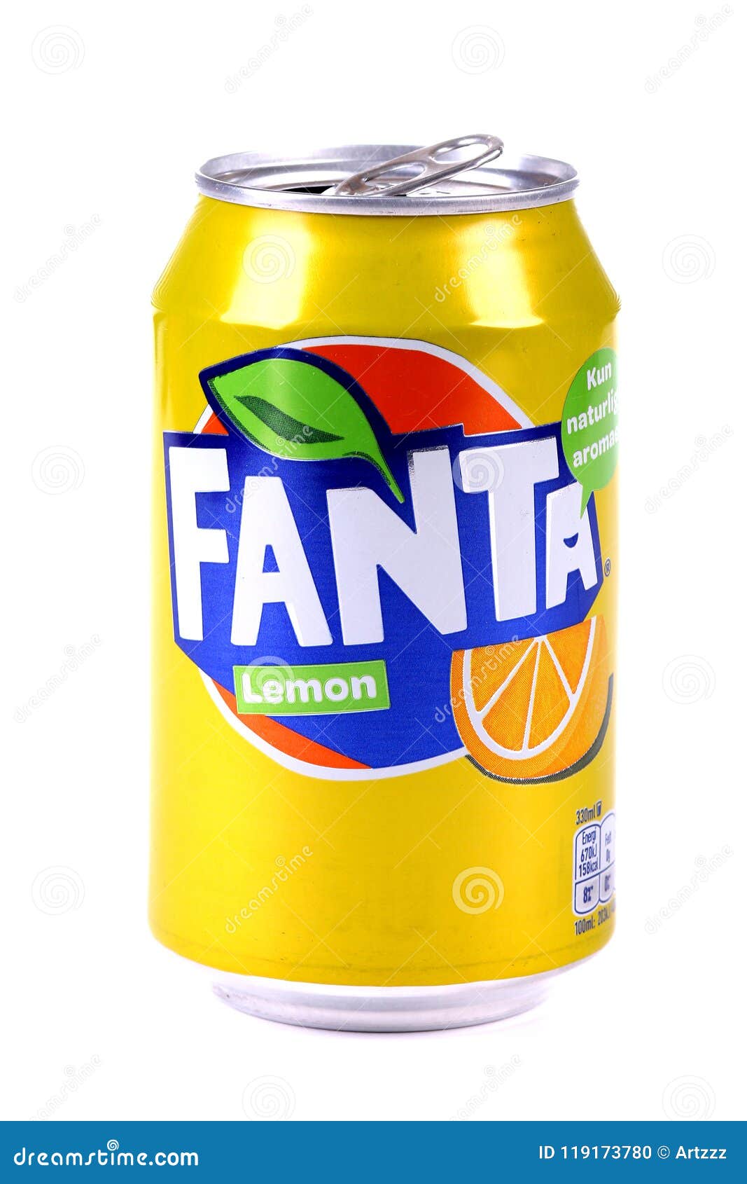Fanta Lemon redactionele afbeelding. Image of afzet - 119173780