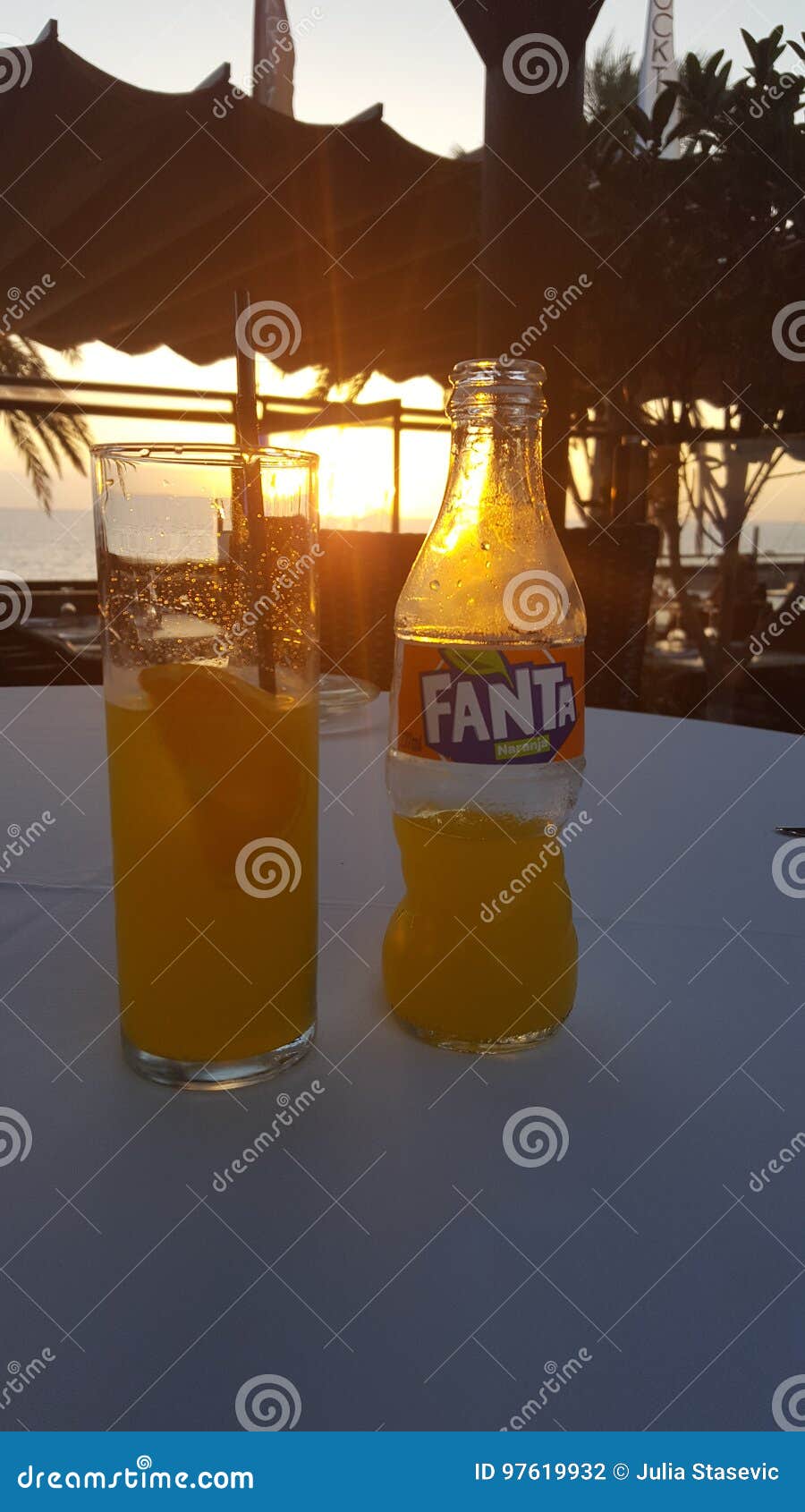 Fanta editorial photography. Image of fanta, orange, glass - 97619932