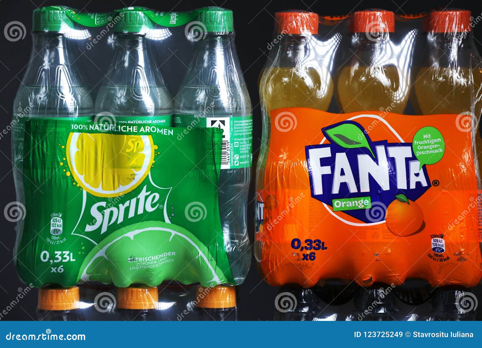 Fanta And Sprite Packs Of Drinks Editorial Photo | CartoonDealer.com ...