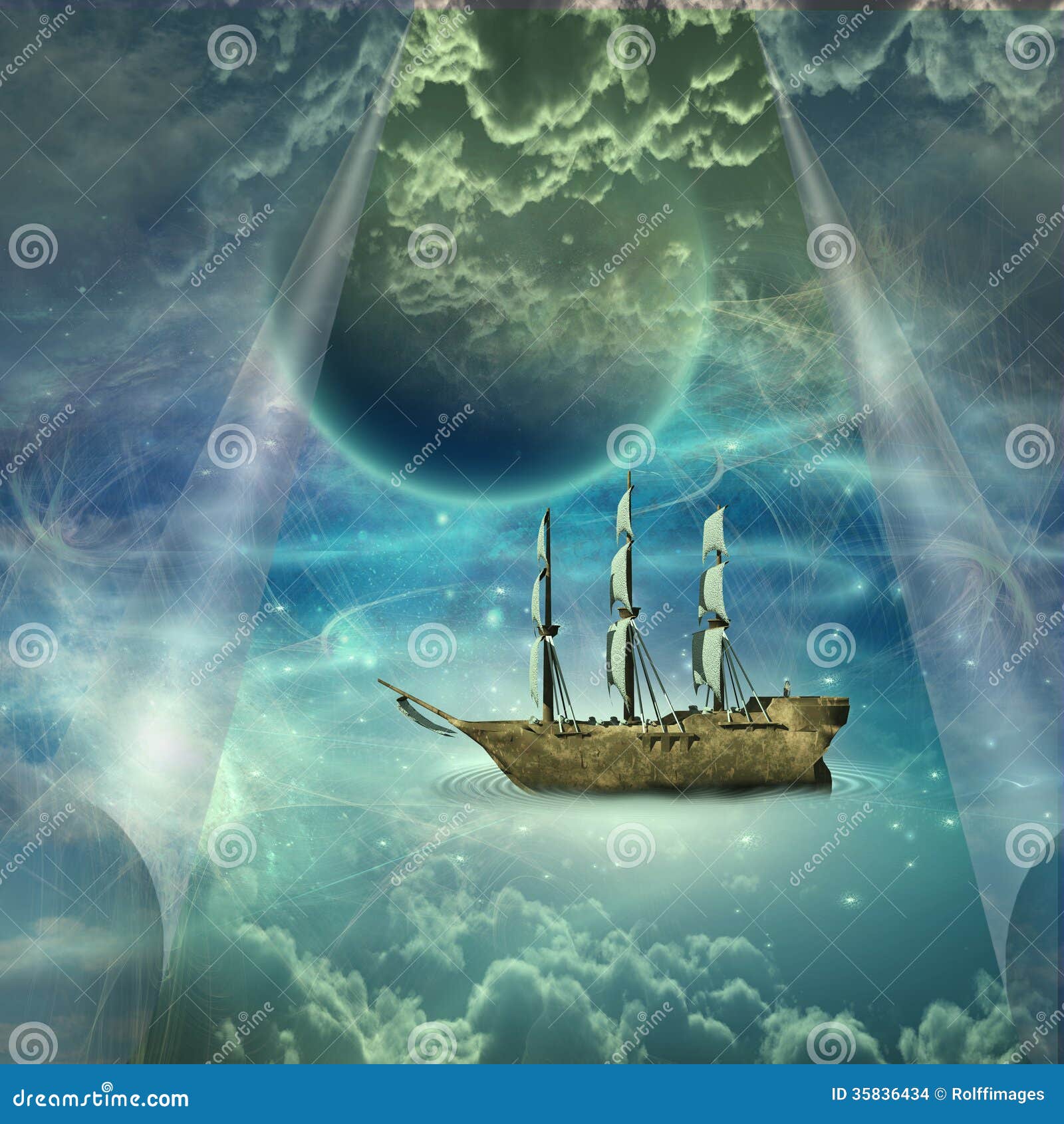 Fantasi stock illustrationer. Illustration av fantasi - 35836434