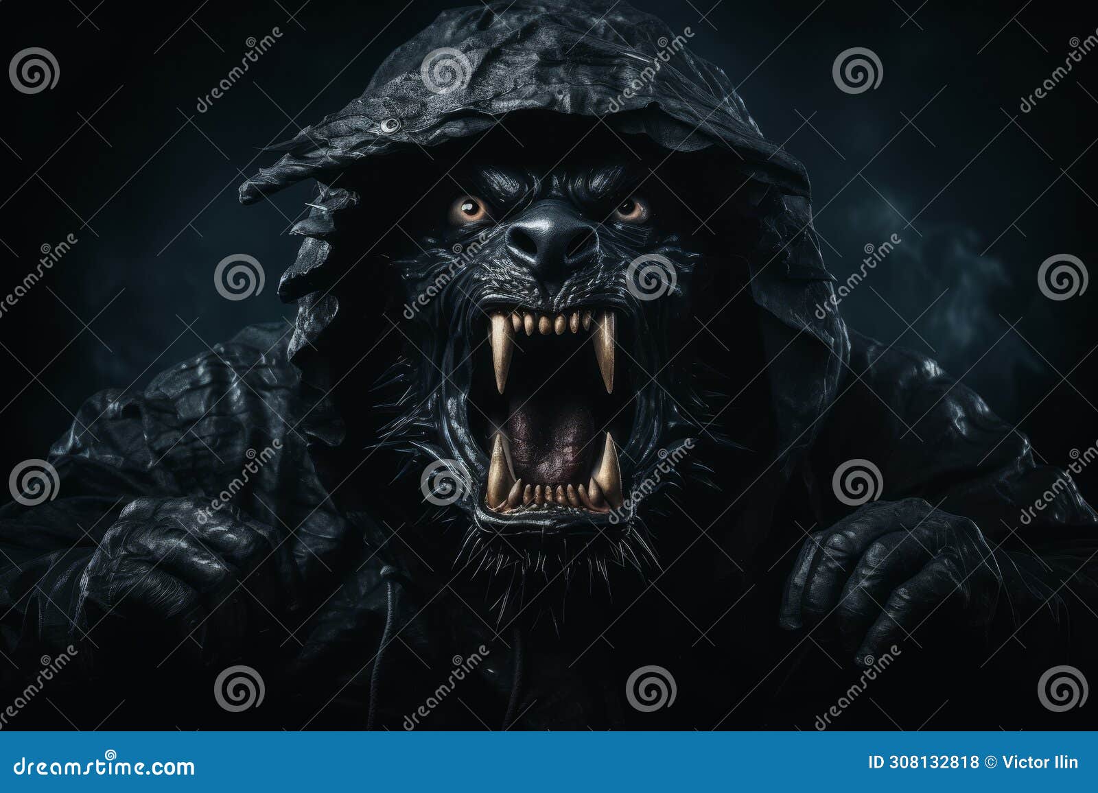 Fantasmagorical Monstrosity Baring Hellish Fangs in the Depths of ... Fantasmagorical Monstrosity Baring Hellish Fangs in the Depths of ...