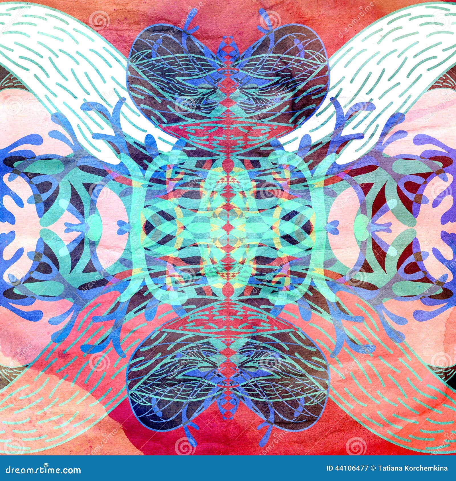 Fantastic abstract pattern stock illustration. Illustration of design ...