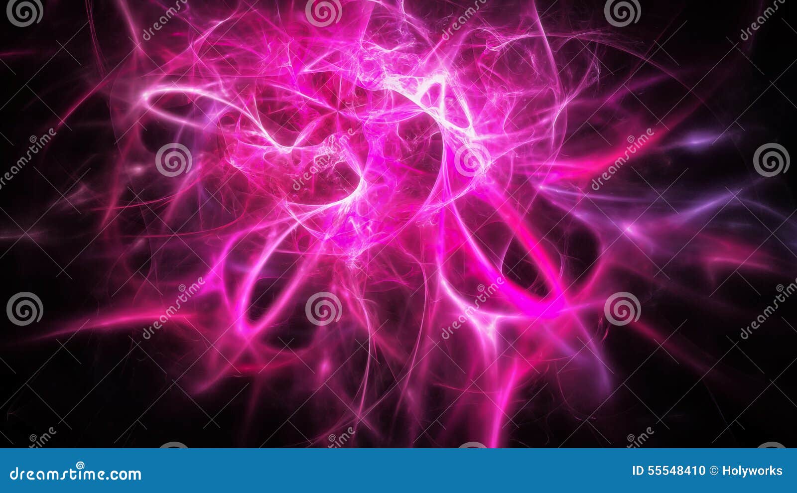 Fantastic Abstract Pink Cosmic Background Stock Illustration ...