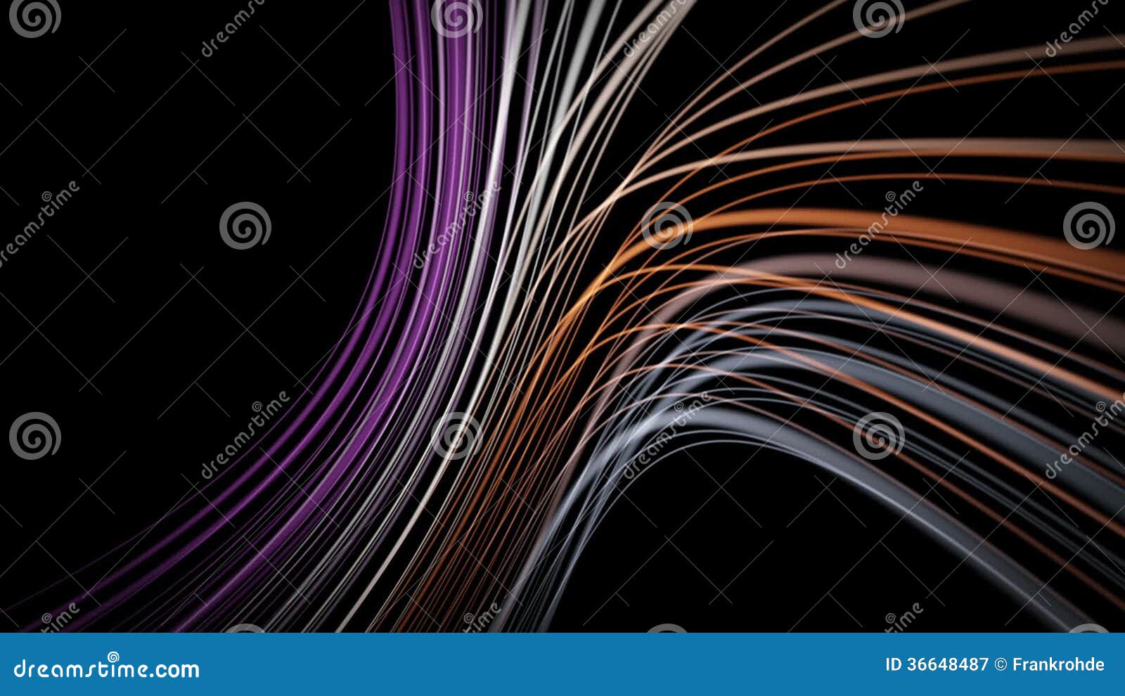Fantastic Animation with Stripe Object in Motion, Loop HD 1080p Stock ...