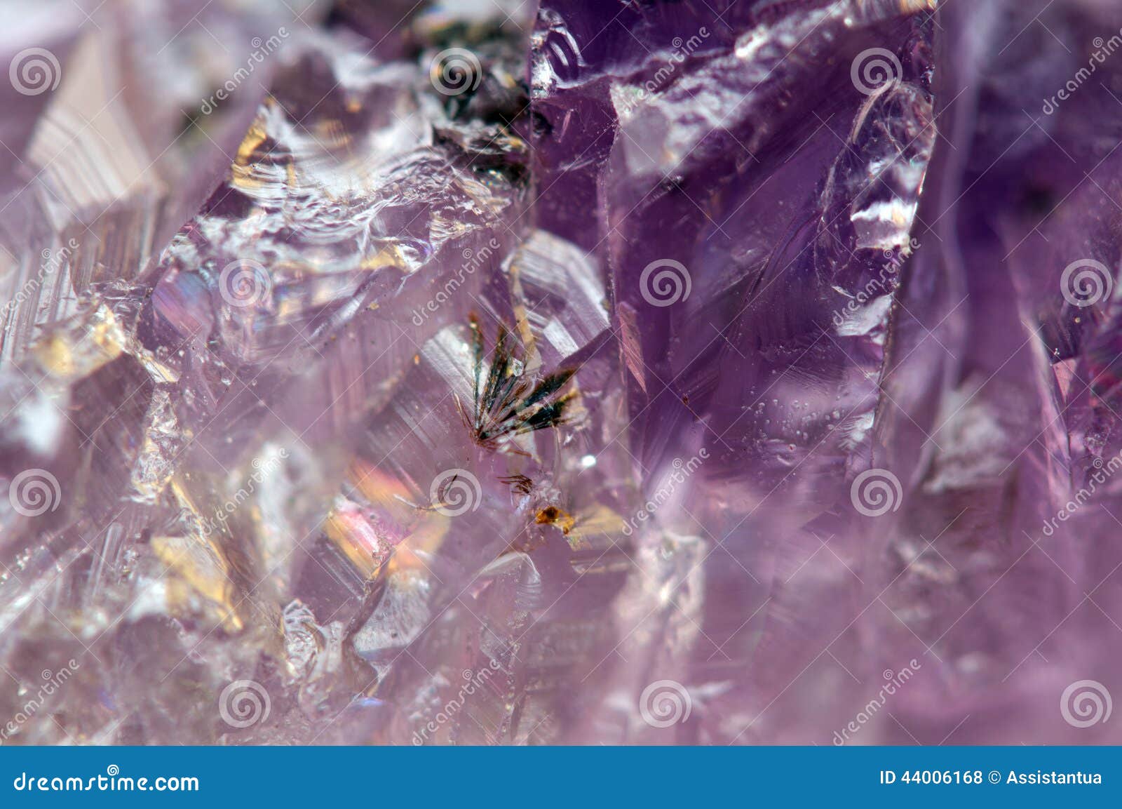 Fantastic Background , Magic Of A Stone. Crystal Purple Stock ...