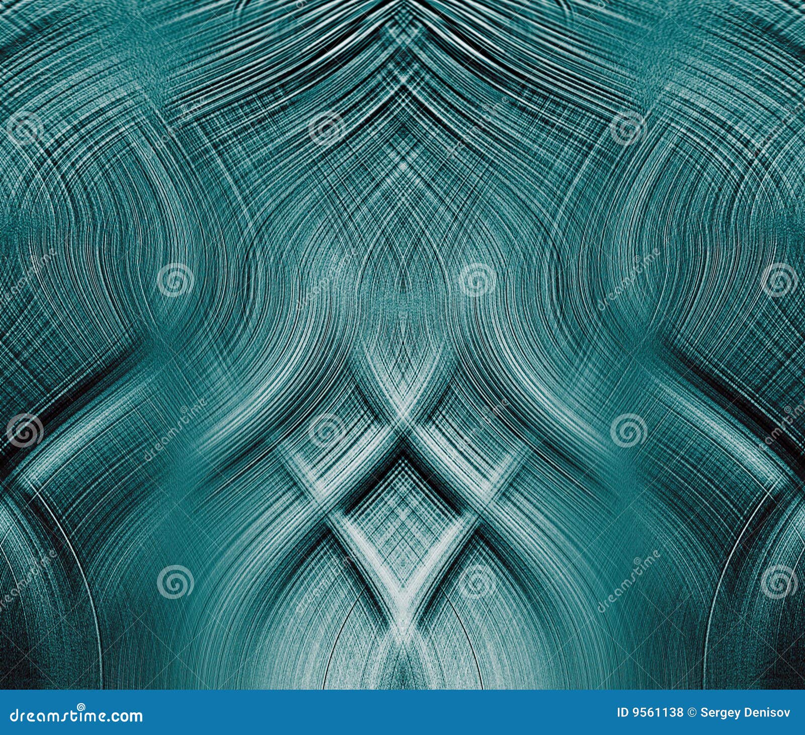 Fantastic Blue Interlocking Threads Stock Illustration - Illustration ...
