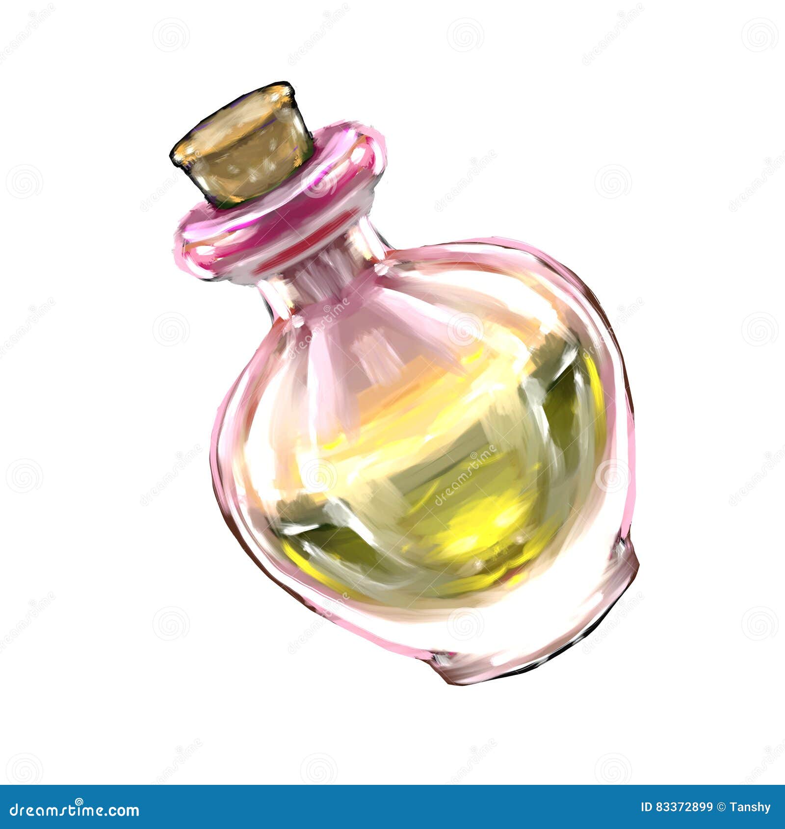 A Fantastic Bottle of Elixir for the Game Stock Illustration ...