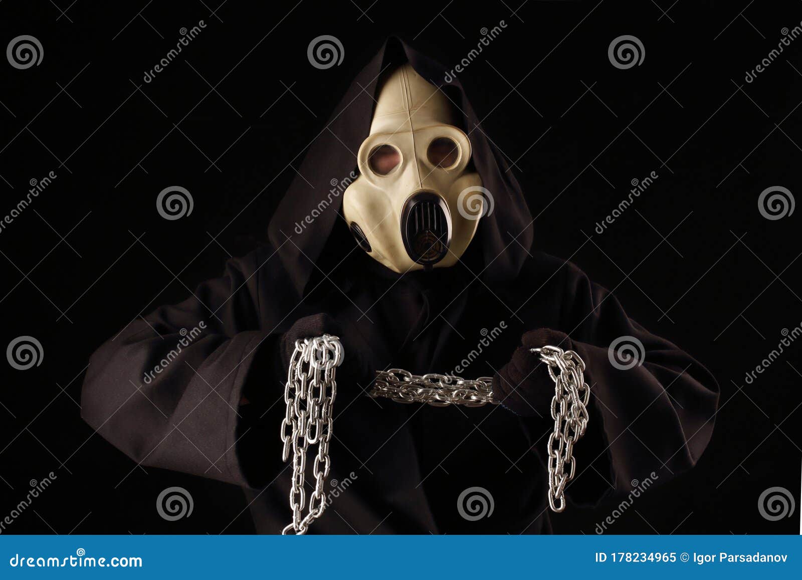 A Fantastic Character from a Possible Post-apocalyptic Future Stock ...