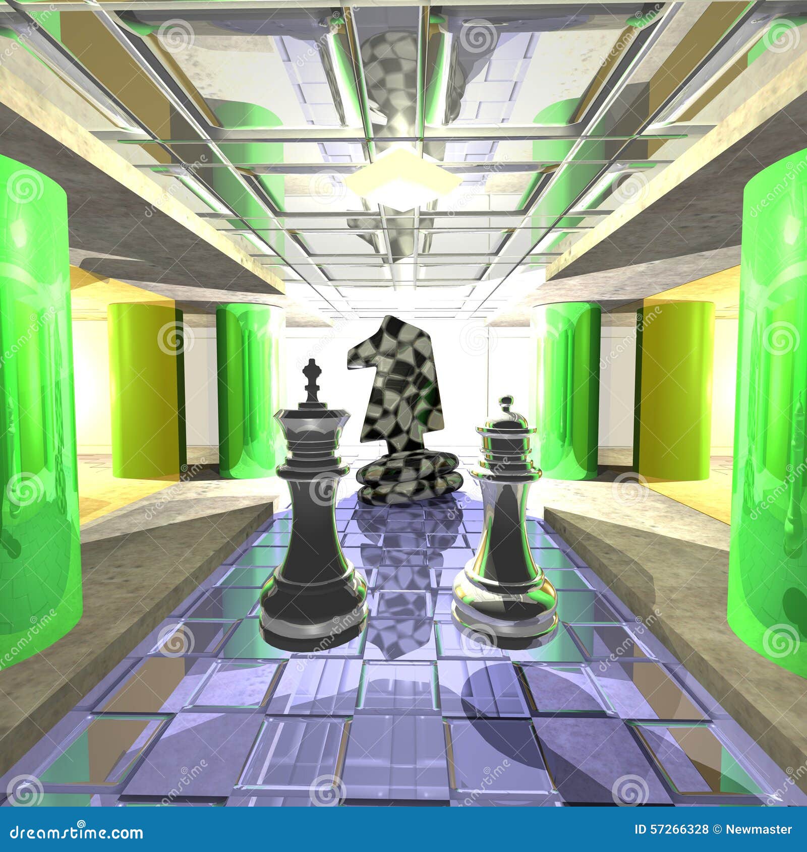 Fantastic Chess Palace stock illustration. Illustration of decor - 57266328