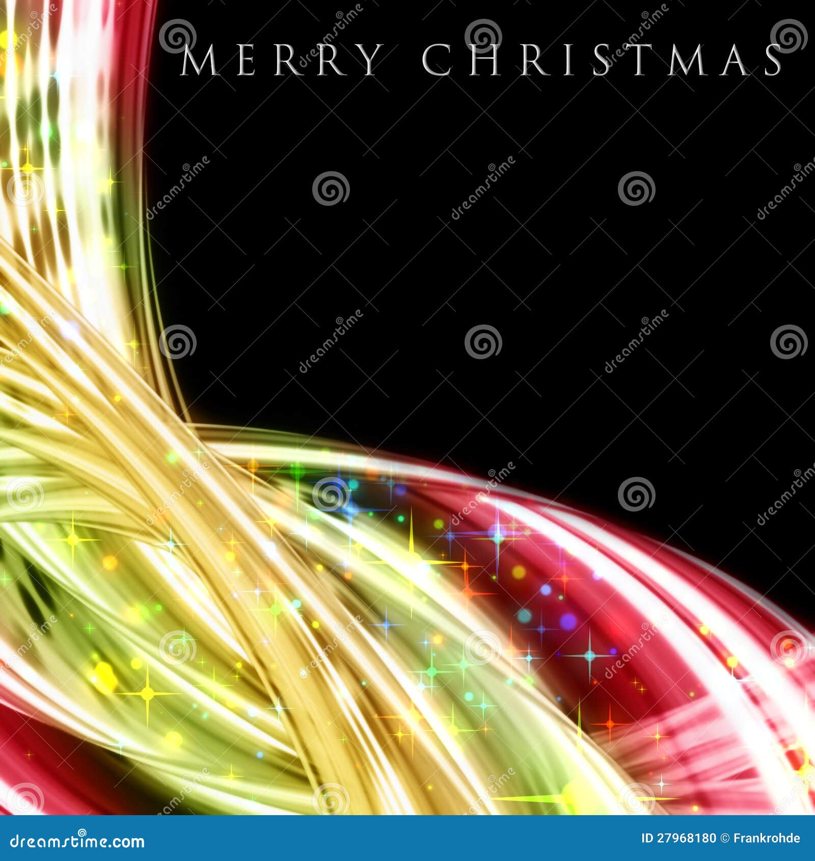 Fantastic Christmas Wave Design Stock Illustration - Illustration of ...