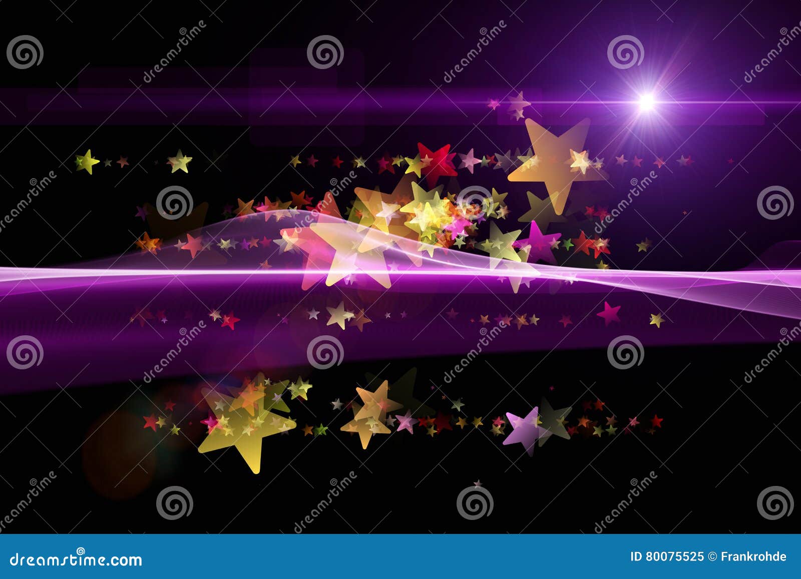 Fantastic Christmas Wave Design Stock Illustration - Illustration of ...