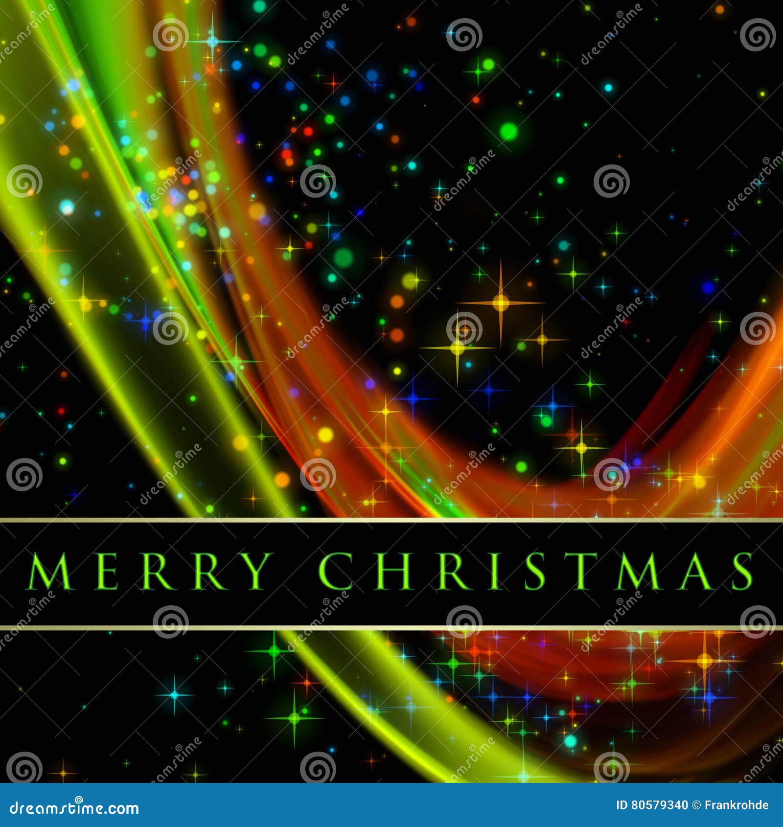 Fantastic Christmas Wave Design Stock Illustration - Illustration of ...