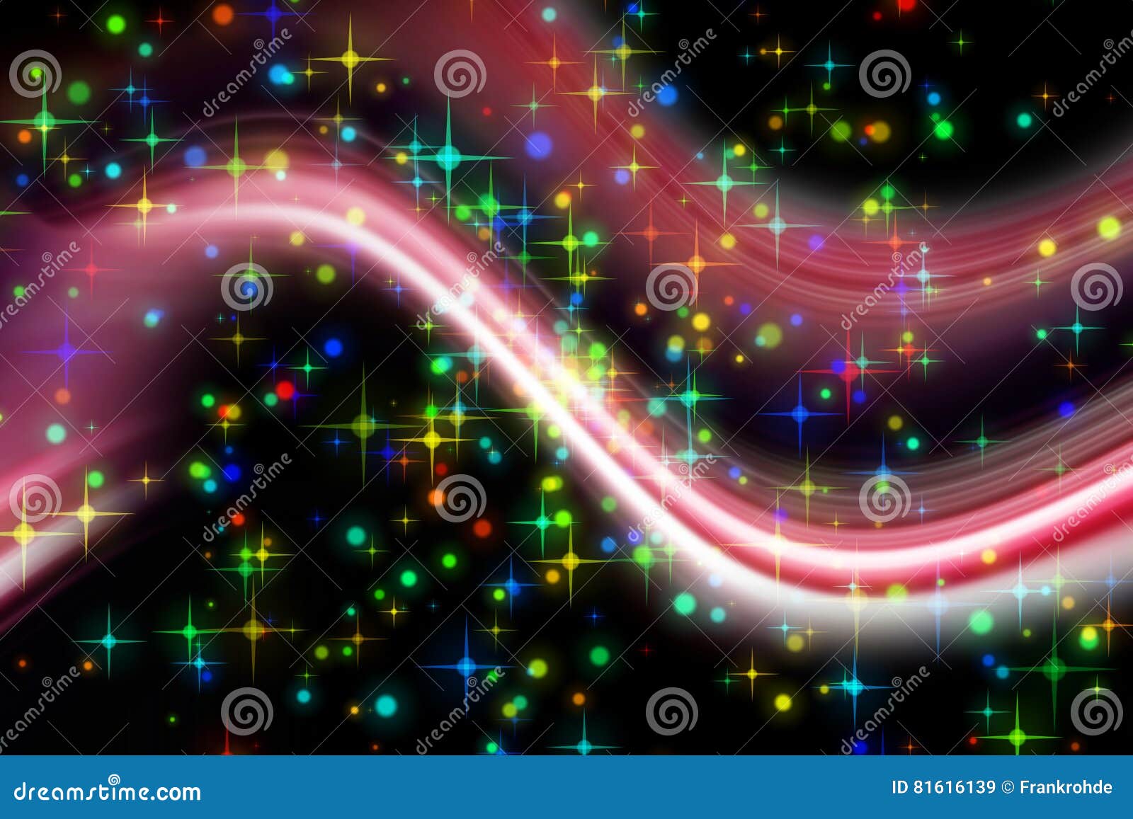 Fantastic Christmas Wave Design Stock Illustration - Illustration of ...