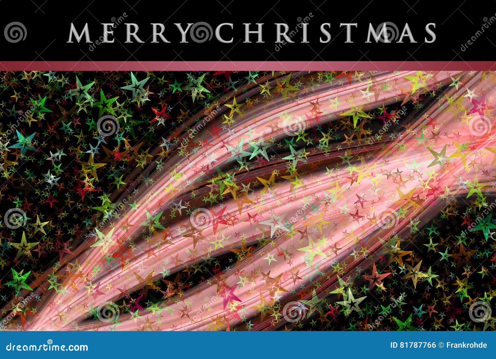 Fantastic Christmas Wave Design Stock Illustration - Illustration of ...