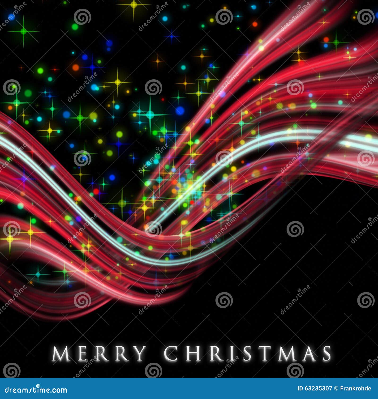 Fantastic Christmas Wave Design Stock Illustration - Illustration of ...