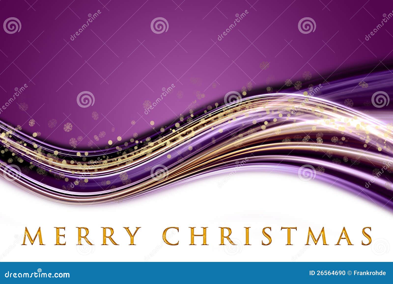 Fantastic Christmas Wave Design with Snowflakes Stock Illustration ...