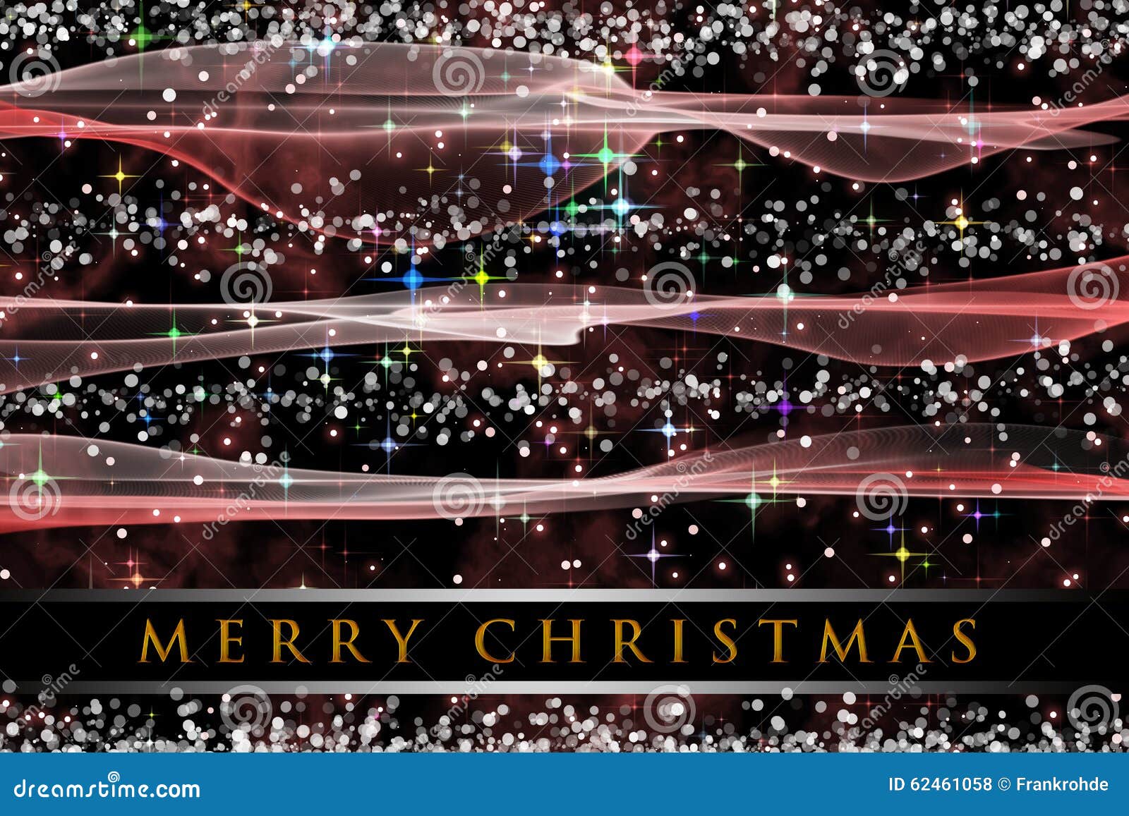 Fantastic Christmas Wave Design Stock Illustration - Illustration of ...